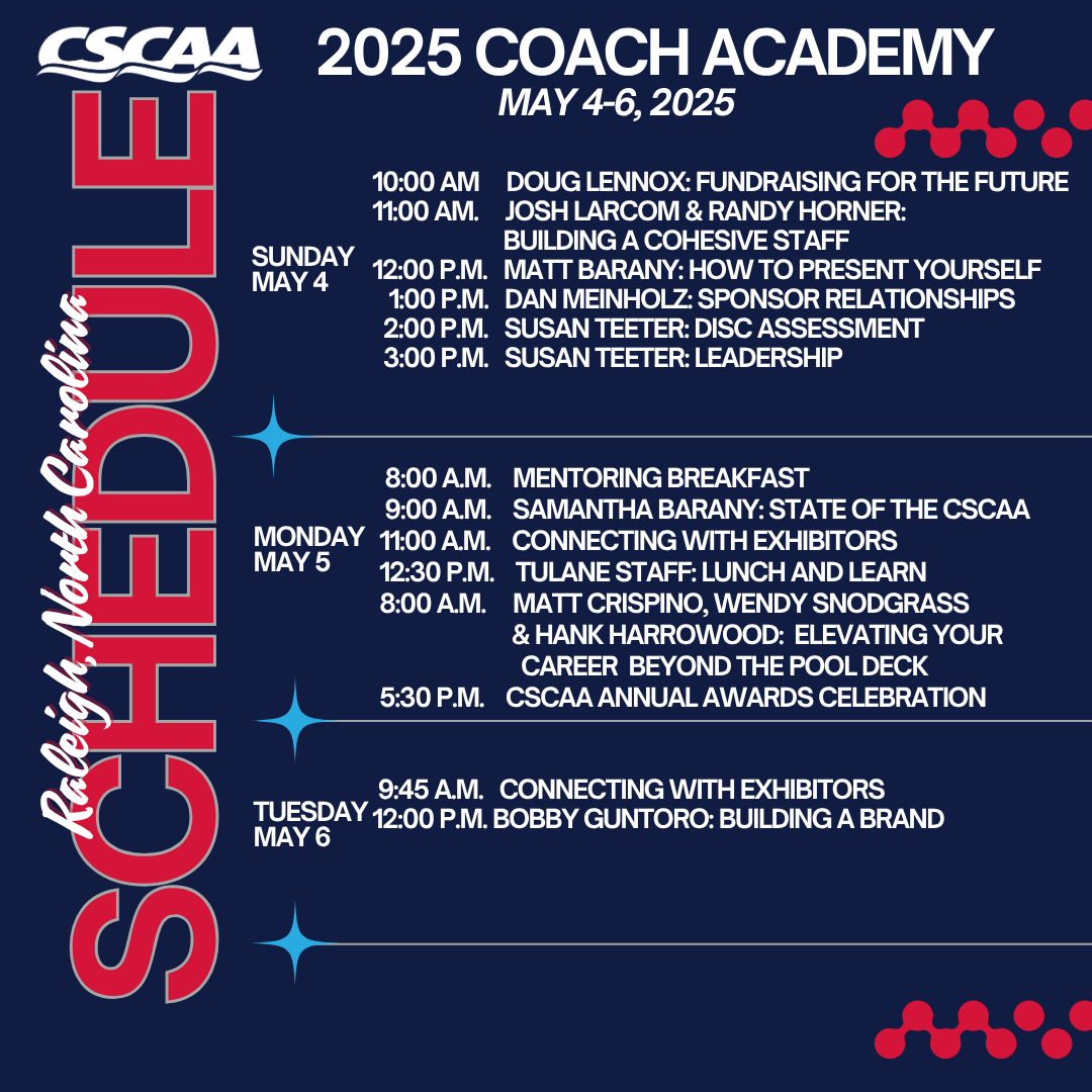 Coach Academy – College Swimming and Diving Coaches Association
